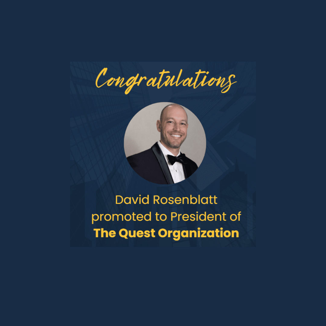 The Quest Organization Names David Rosenblatt Chief Executive Officer ...